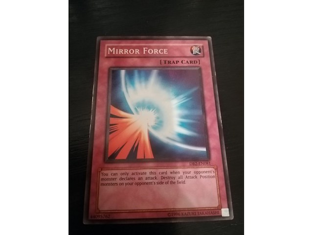 Yu-GI-OH!- Mirror Force (Super rare)