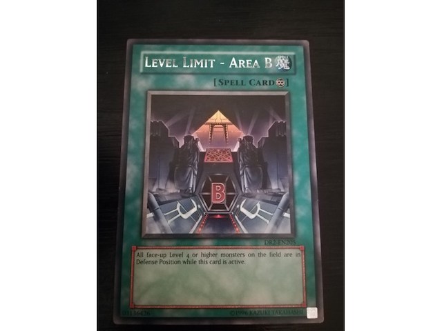 Yu-GI-OH!- Level Limit -Area B (Rare)