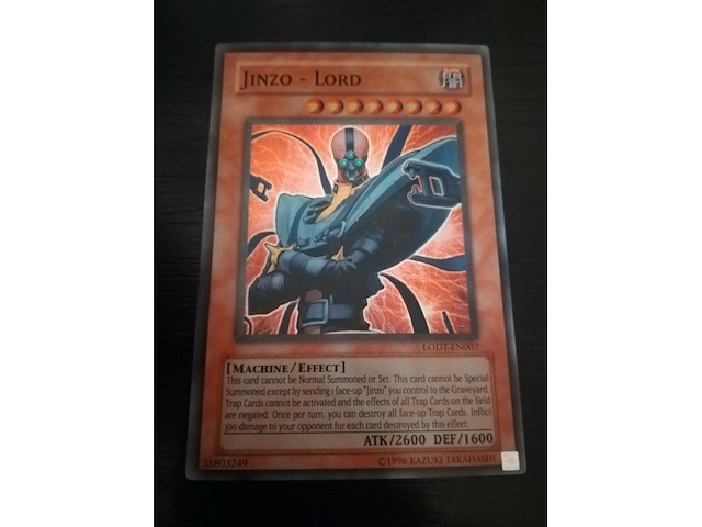 Yu-GI-OH!- Jinzo-Lord (Super rare)