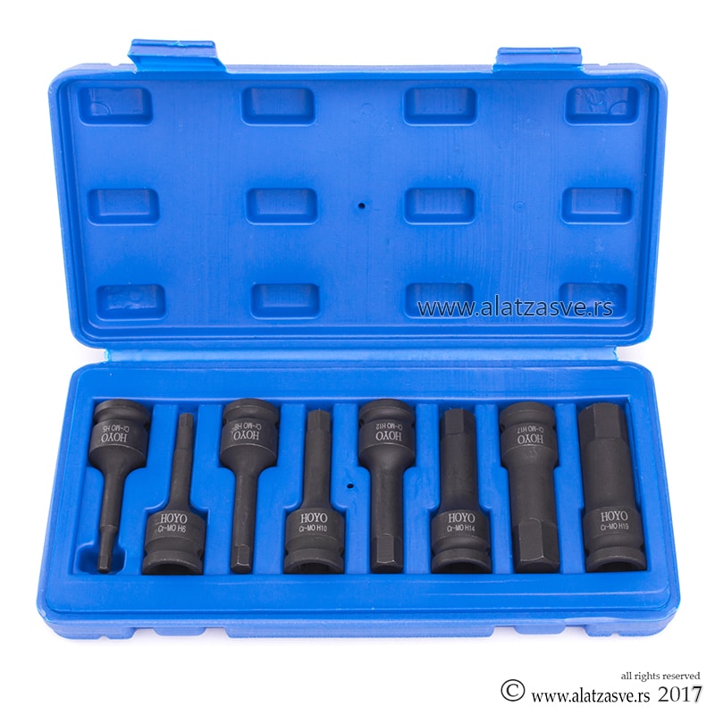 Set kovanih IMBUS nastavaka 8 kom