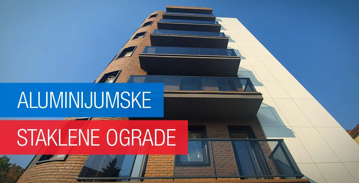 ALUMINIJUMSKE STAKLENE OGRADE