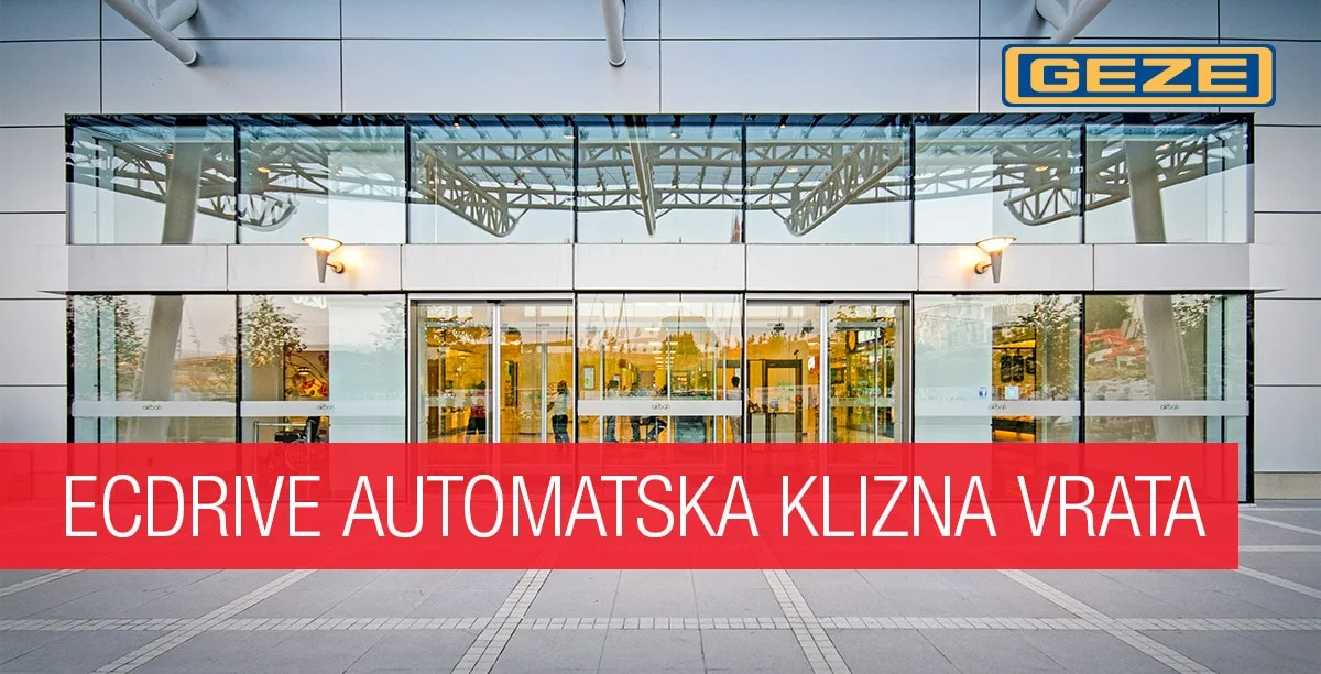 GEZE ECDRIVE AUTOMATSKA KLIZNA VRATA