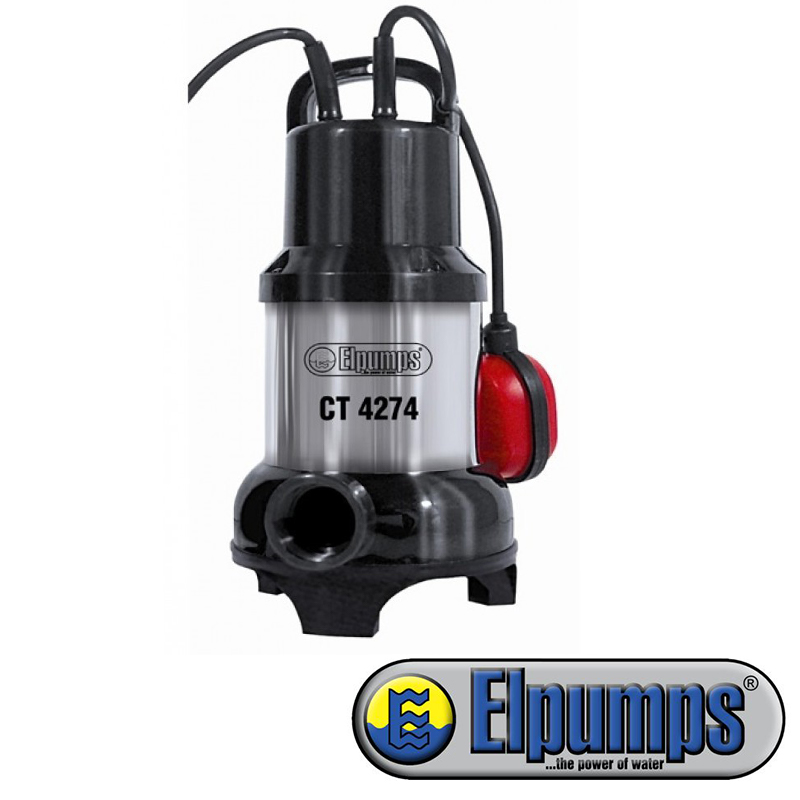 Elpumps® Potapajuća pumpa za prljavu vodu CT 4274