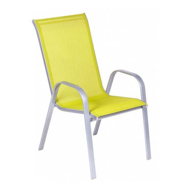 Baštenska stolica Como žuta