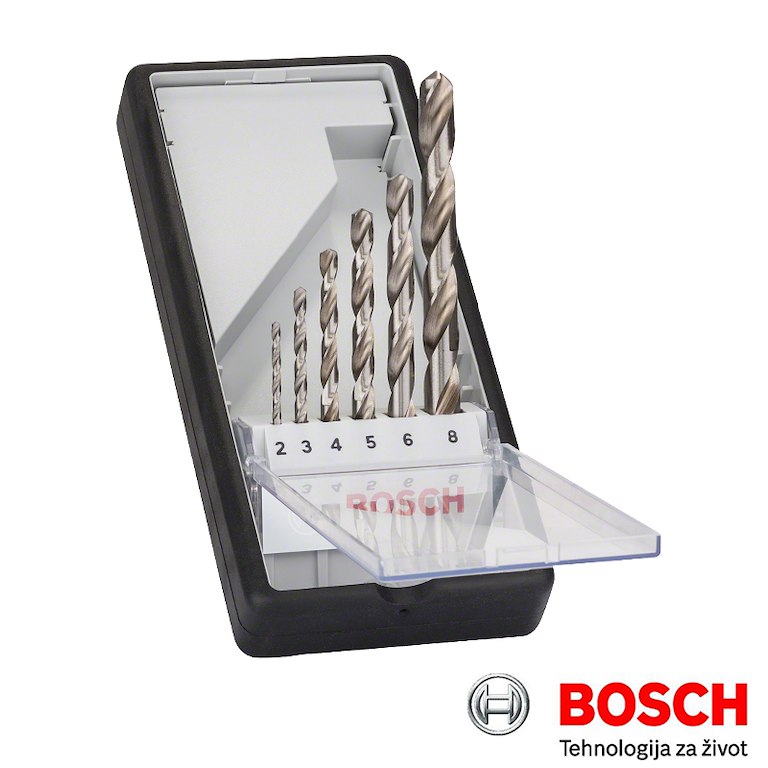 BOSCH®6-delni Robust Line set burgija za metal HSS-G, 135°