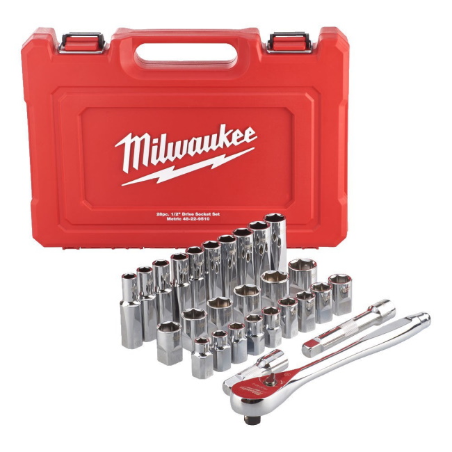 Milwaukee® Nasadni ključevi Metric 1/2” 28/1