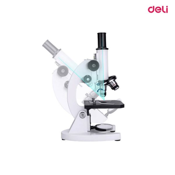Mikroskop školski metalni E74360, Deli