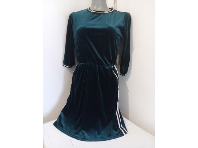 Reserved zelena plisana haljina S/M