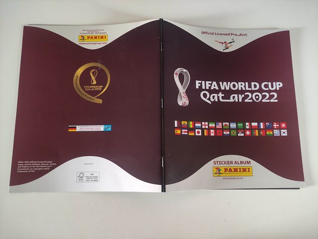 Album Fifa 2022 Qatar international Panini nov