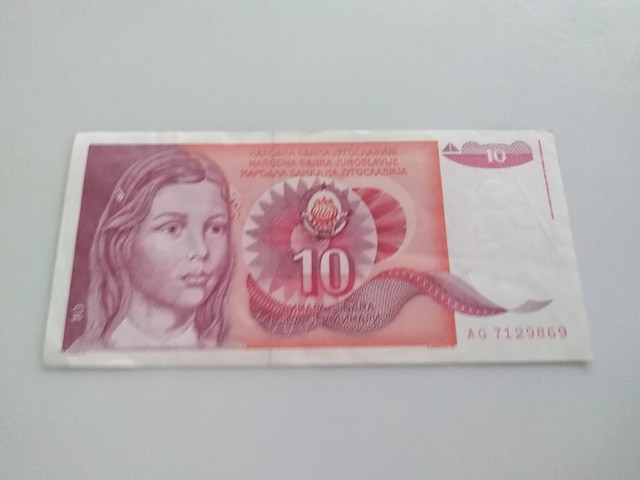 10 Dinara 1990.
