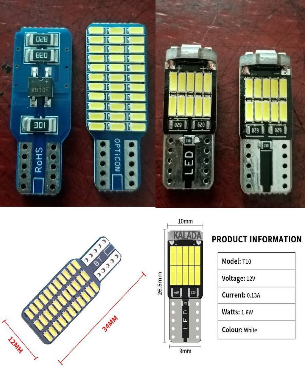 Led ubodne sijalice za poziciju,tablice i kabinu. Novo Sulfidne led