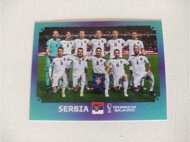 Panini FIFA 2022 international Qatar SRB01