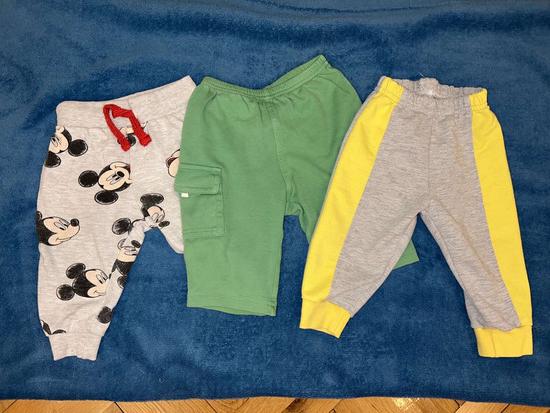 Lot troje pantalonica od 3 do 6 mes