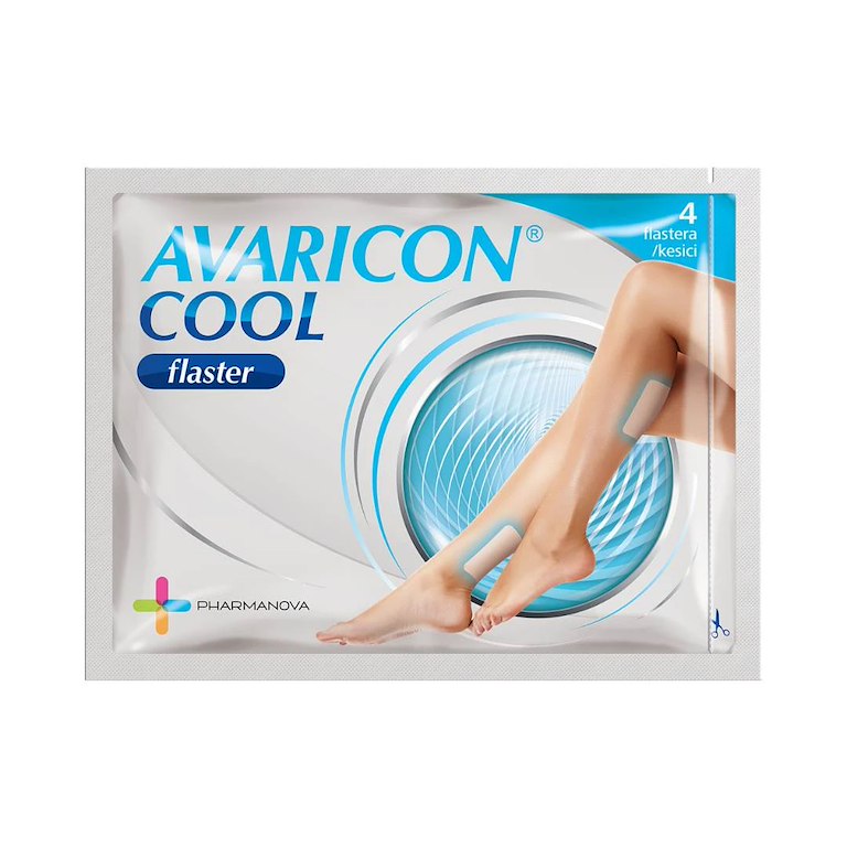 AVARICON® COOL Flasteri za Umorne i Teške Noge 4 Flastera