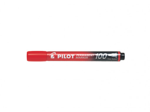MARKER PILOT PERMANENT 100 OKRUGLI VRH CRVENI