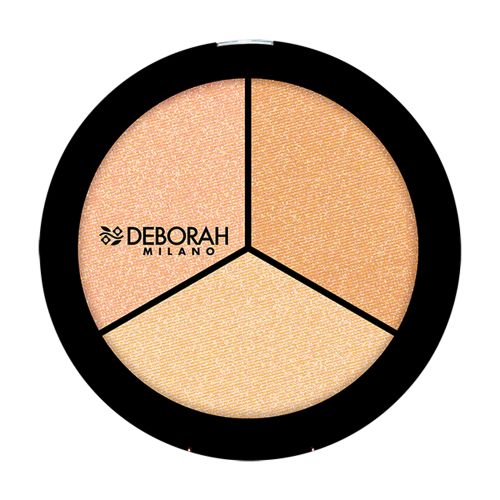 Deborah Milano Trio highlighter palette secrets of strobing