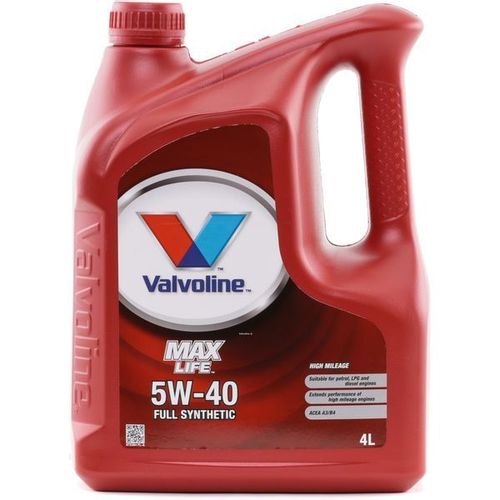 Motorno ulje 5W40 Valvoline Max Life 4 L