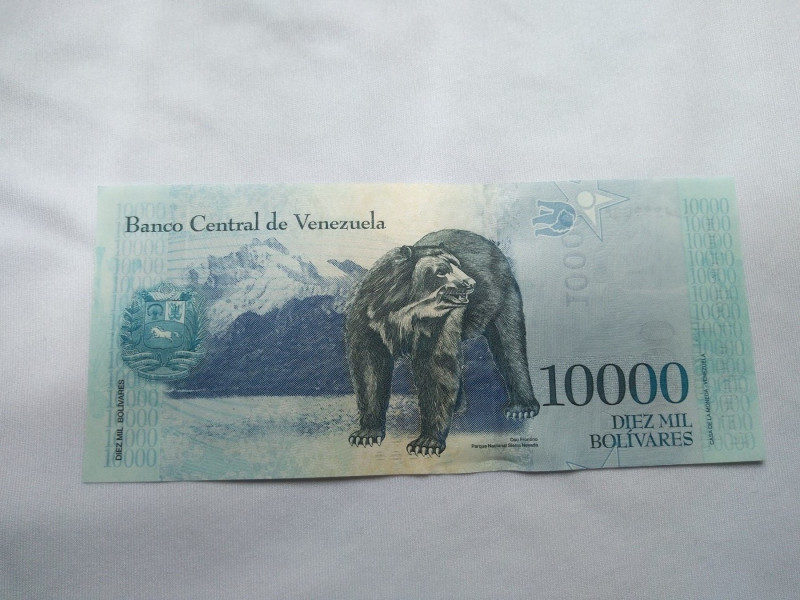 Venecuela 10.000 bolivara,2017 UNC,P 98b