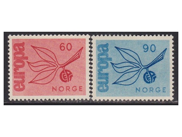 Norveška 1965 Evropa-CEPT čisto