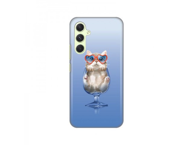 Maskica Silikonska Print za Samsung A546B Galaxy A54 5G Funny Cat