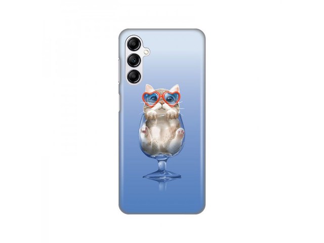 Maskica Silikonska Print za Samsung A146B Galaxy A14 4/5G Funny Cat