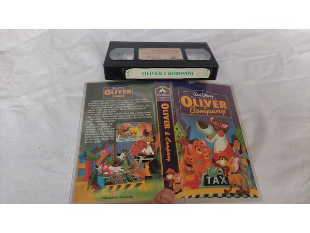 OLIVER I KOMPANI YU VHS CRTANI ANIMIRANI