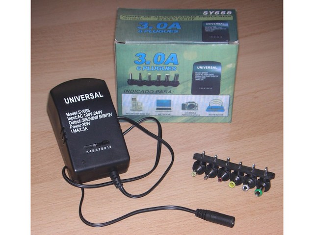 Universal SY668 ispravljač sa 220V na 3-4,5-6-7,59-12V