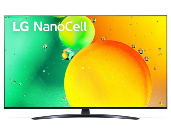 LG Televizor 65NANO763QA NanoCell 65'' 4K HDR smart ThinQ AI WebOS, crna