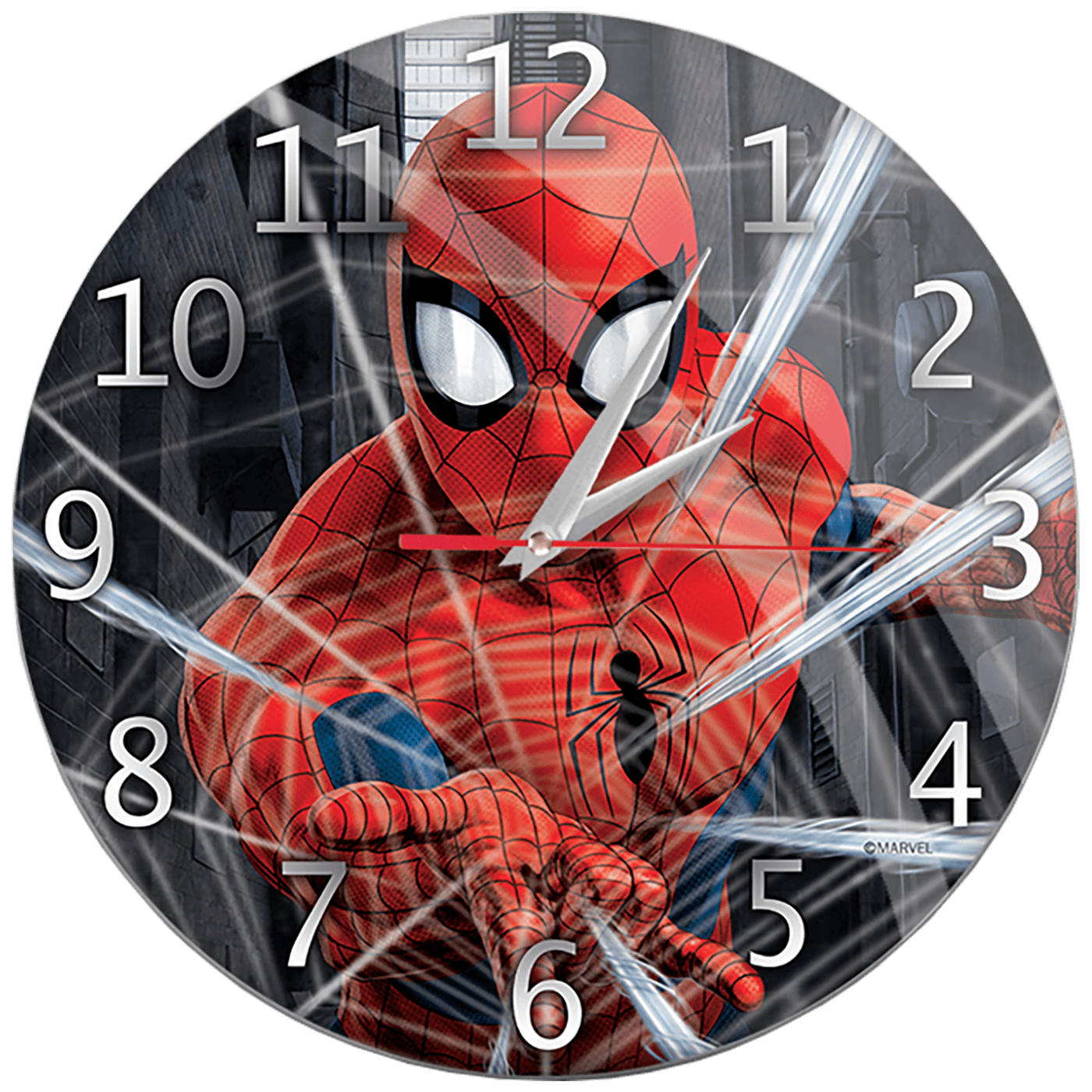 Gloss wall clock Spider Man 001