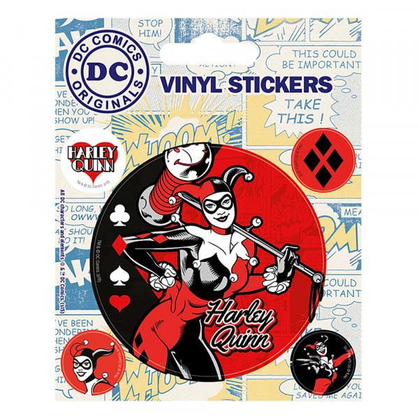 Harley Quinn (Retro) Stickers