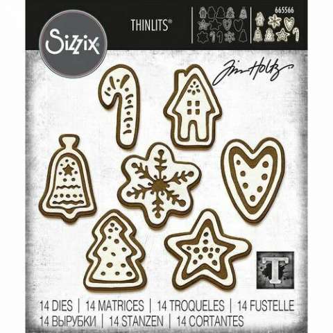 SIZZIX THINLITS SEKAČ-SET SE SASTOJI OD 14 DELOVA Christmas Cookies