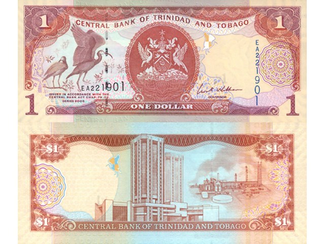Trinidad i Tobago 1 Dollar 2006 UNC , P-46