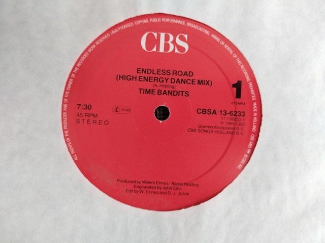 Time Bandits - Endless road High Energy Mix