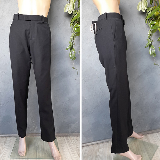 H&M crne muske poslovne pantalone 46