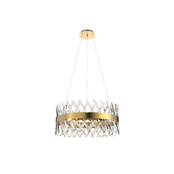 WILLIAM CHANDELIER 8xE14 GOLD