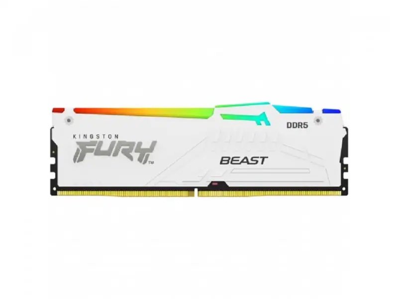 KINGSTON DDR5 32GB 5600MHZ CL36 DIMM FURY BEAST WHITE RGB EXPO (KF556C36BWEA-32)