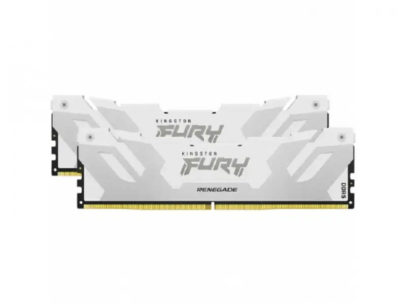 KINGSTON DIMM DDR5, 32GB (2×16), 6.400MHZ, FURY RENEGADE WHITE XMP (KF564C32RWK2-32)