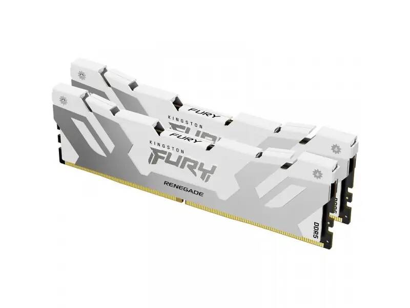 KINGSTON DIMM DDR5, 32GB (2×16), 7.200MHZ, FURY RENEGADE WHITE XMP (KF572C38RWK2-32)