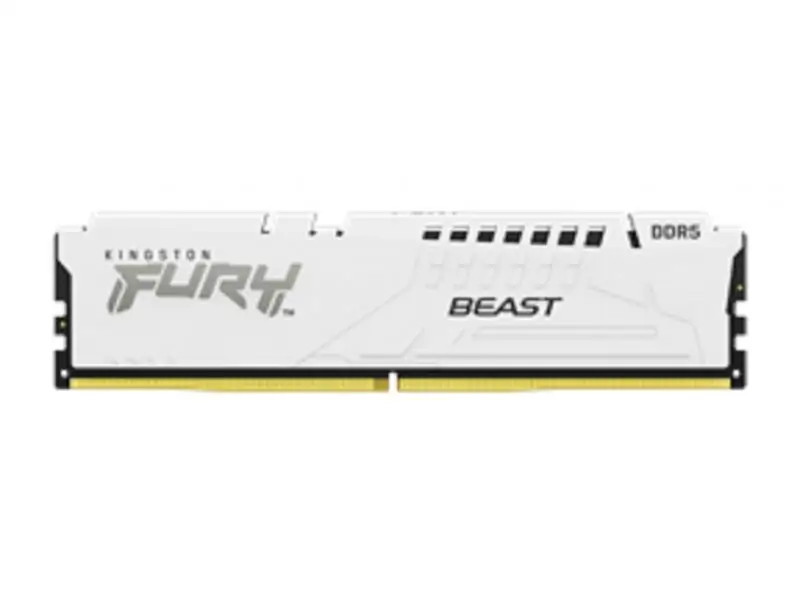 KINGSTON DDR5 64GB (2X32GB) 6000MHZ CL40 DIMM [FURY BEAST] WHITE XMP KF560C40BWK2-64