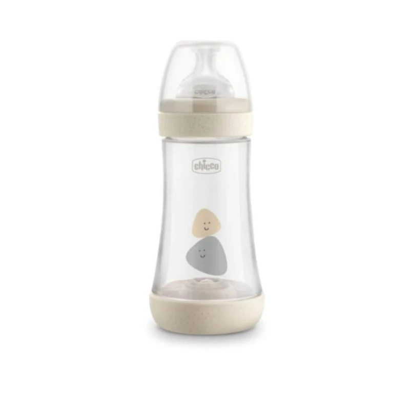 Chicco P5 plastična flašica za bebe 240ml, Bež