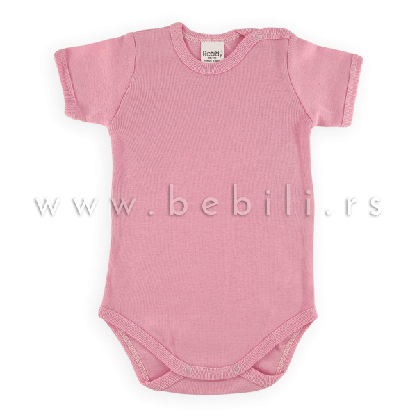 Ready Pamučni bodi za bebe kratki rukav Roze