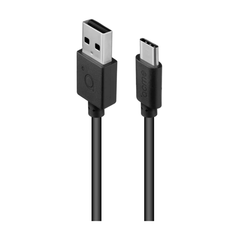 Acme CB1041 kabl za punjač USB A (muški) na USB C (muški) 1m crni