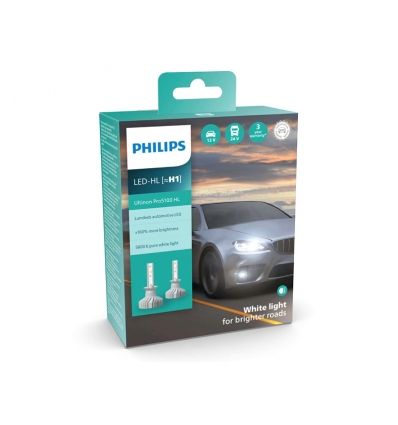 Auto sijalicе PHILIPS LED H1 - Ultinon Pro5100 HL - 5800K do 160% više svetla - 12 / 24V - 11258-U51X2