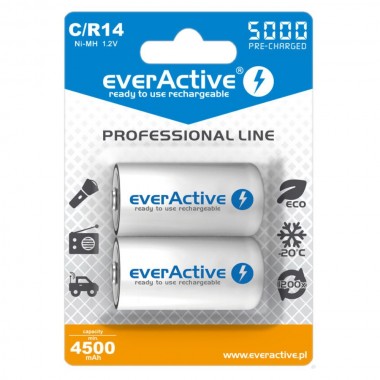 EverActive C Power 1/2 1.2V 5000mAh Ni-MH punjiva baterija