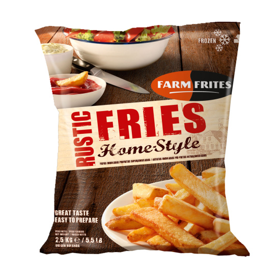 Rustic Home-Style Fries pomfrit, neoljušteni