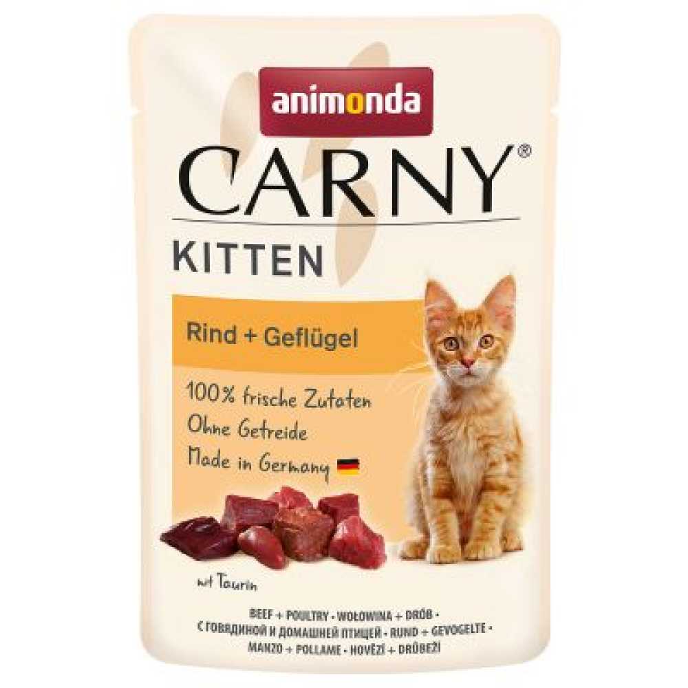 Animonda Carny Kitten sos - Govedina i živina 85g