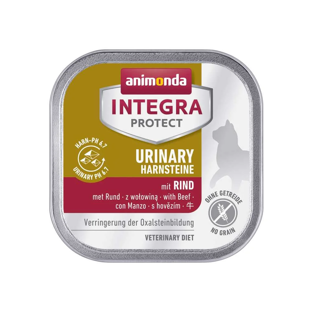 Animonda INTEGRA PROTECT URINARY OXALATE vlažna hrana za mačke - govedina 16x100g