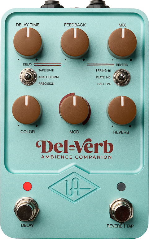 Universal Audio UAFX Del-Verb Ambience Companion pedala