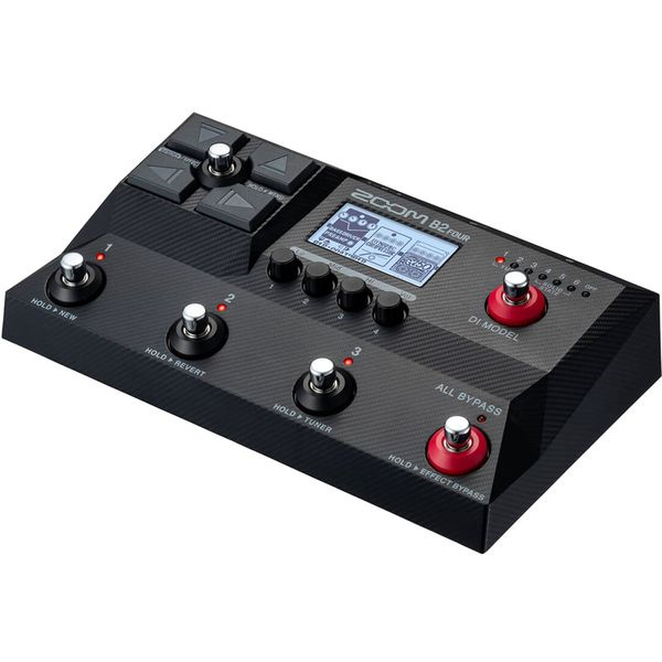 ZOOM B2 FOUR | Bass Multi-Effects Pedal