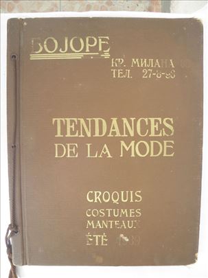 Knjiga:Tendances de la mode, 1939. god. Knjiga o m